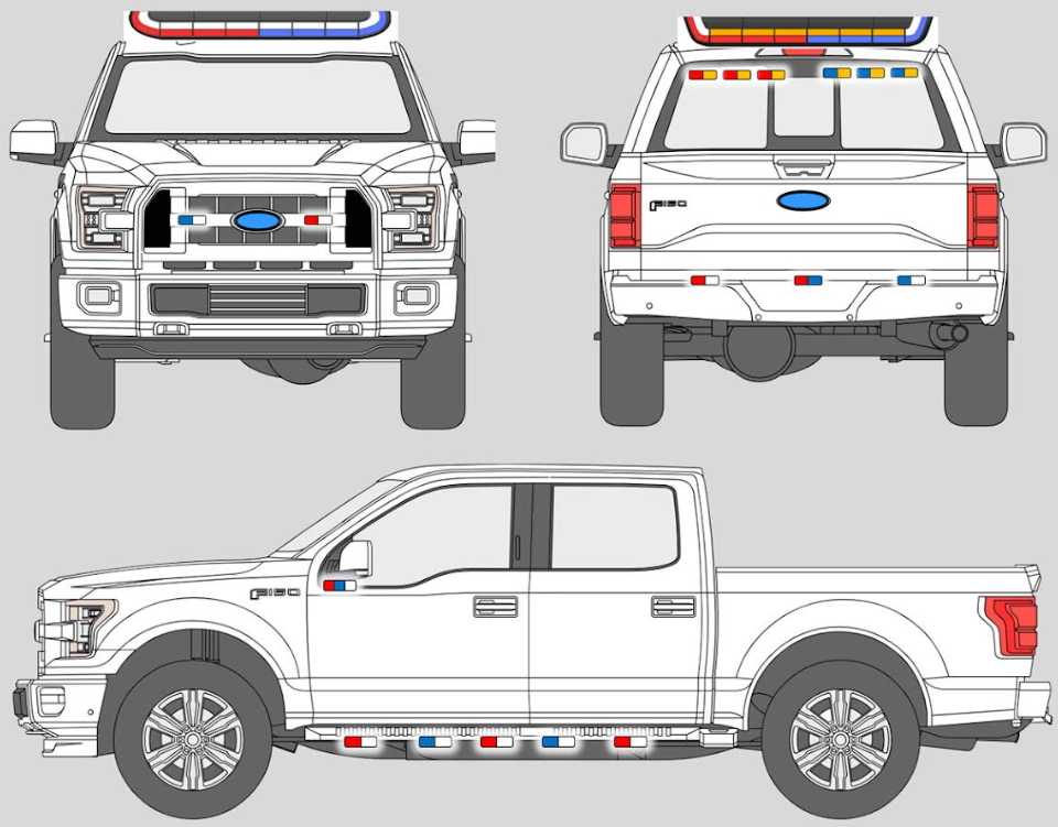 Ready To Build - New Ford F-150 PPV Police Responder, 4x4, Black ...
