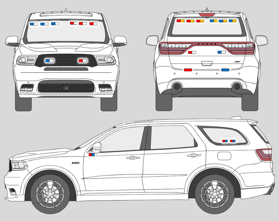 Ready To Build - New Dodge Durango PPV Police Package SUV AWD V8, Black ...