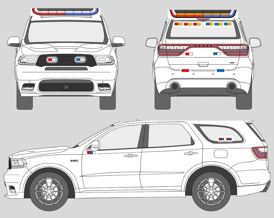 Ready To Build - New Dodge Durango PPV Police Package SUV AWD V8, Black ...